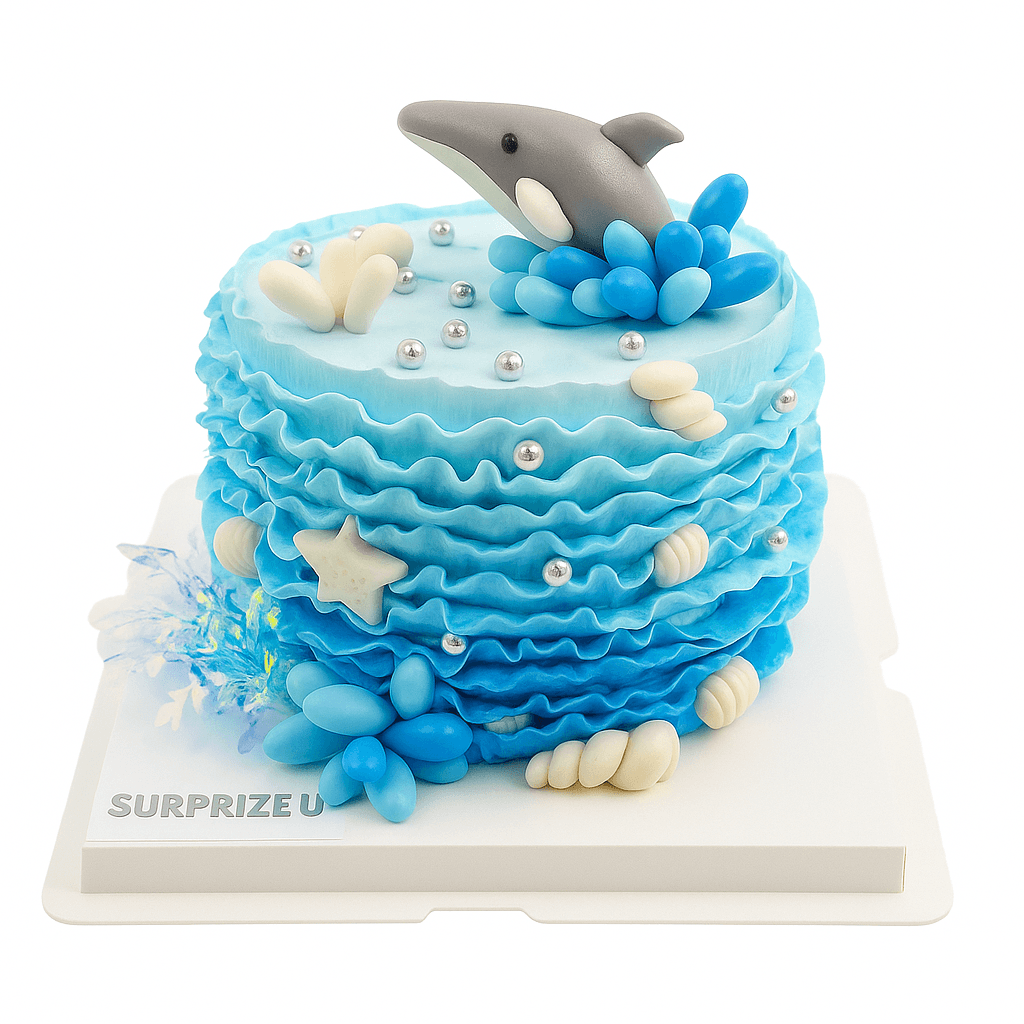 Dolphin Styling Cake | SURPRiZE U Birthday Cakes